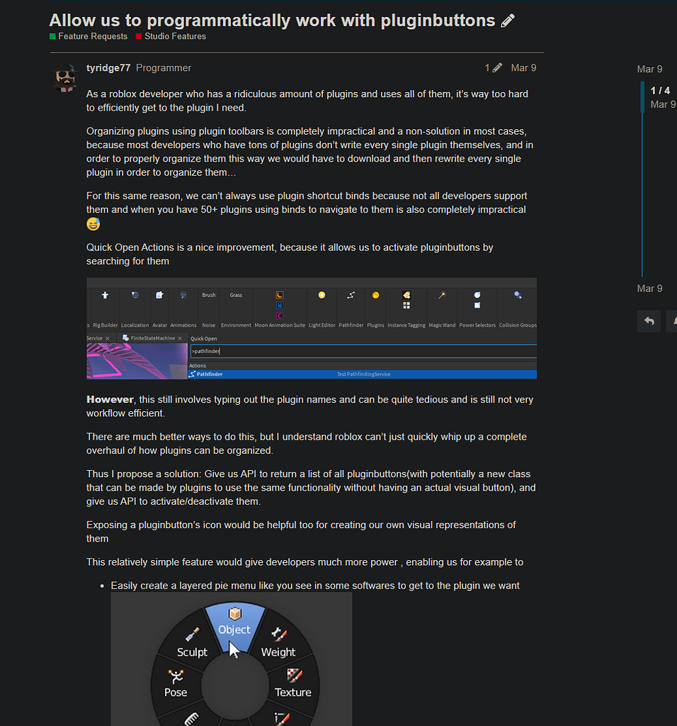 Custom Plugin Toolbar I made(no coding required) - Creations Feedback ...