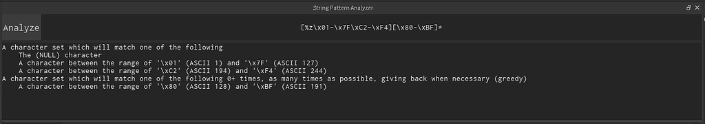 String Pattern Analyzer Plugin - Community Resources - Developer Forum ...