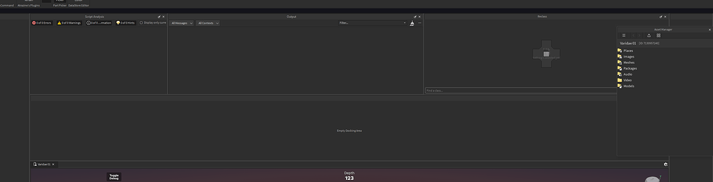 Allow us to dock more than 3 widgets in each docking area - Studio ...