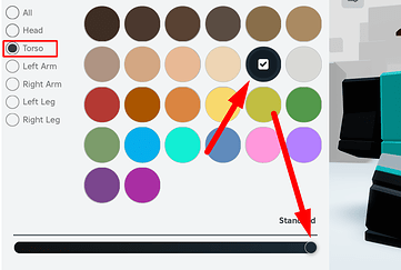 [Avatar Editor] The new Avatar Color Picker shows Default Clothing even ...