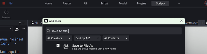 Unable to find "Save to File As" button in Roblox Studio - Platform ...