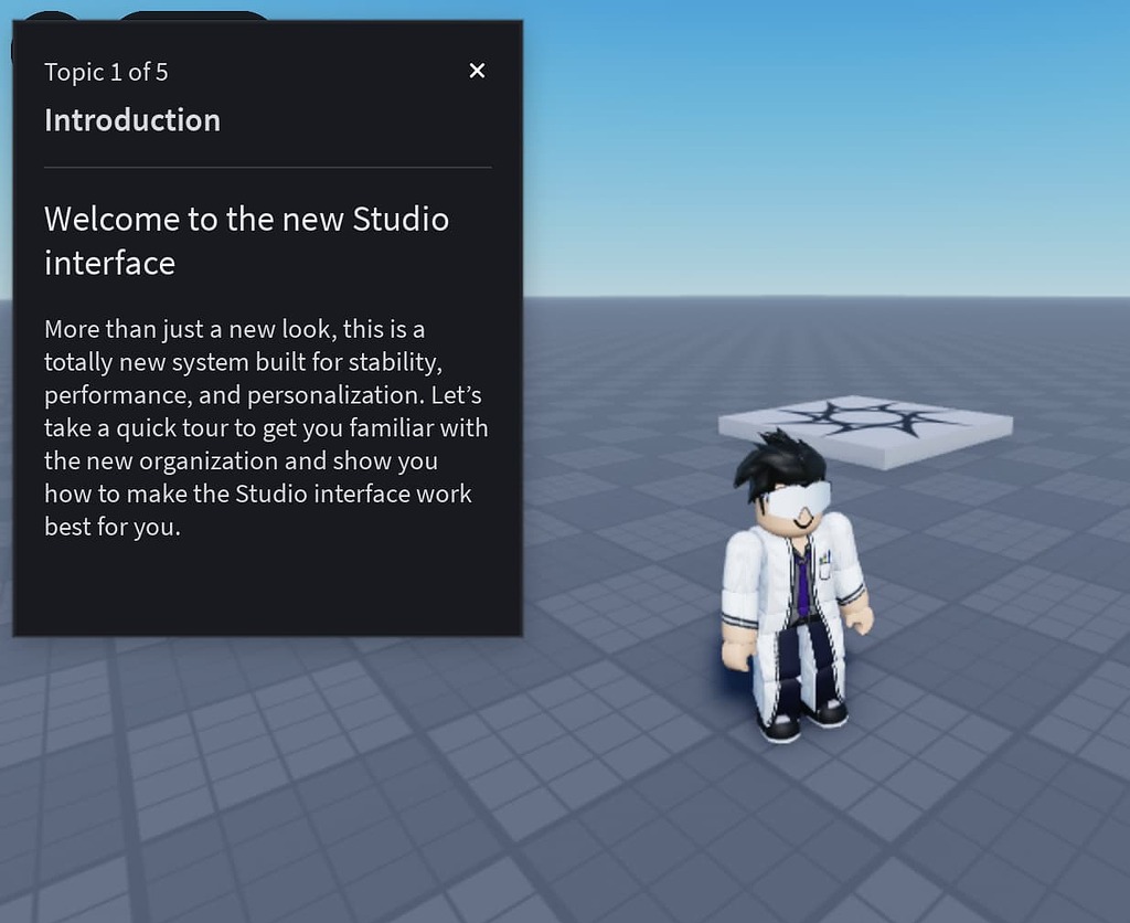 Studio Interface introduction keeps popping up in game even after ...