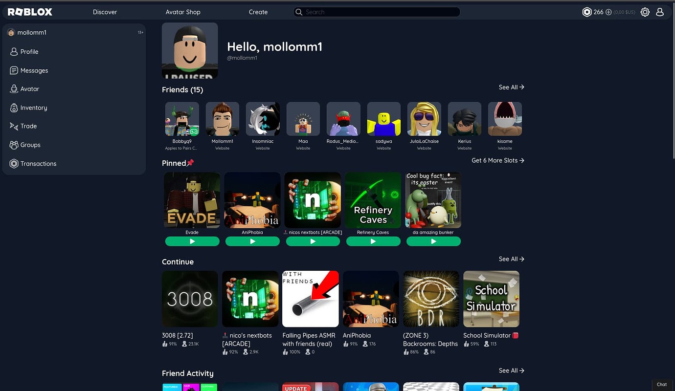 [0.7] Refinedblox - A Simple and Modern CSS theme, For the Roblox ...