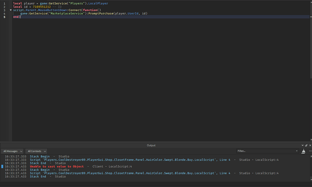 Why is this script not working? - Scripting Support - Developer Forum ...