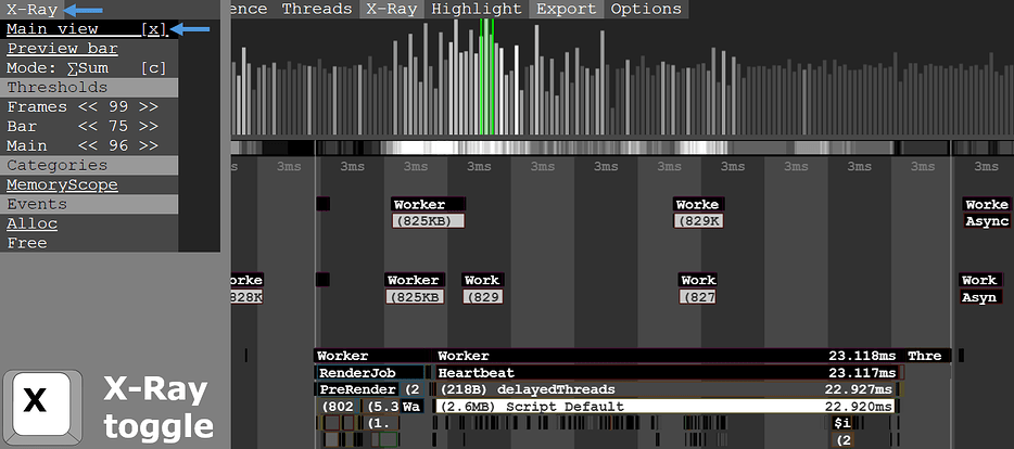 MicroProfiler memory profiling, flame graphs, diffs, and much more ...