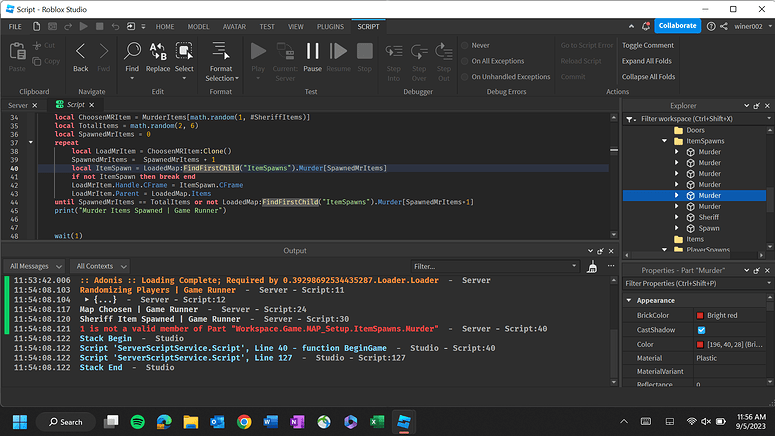 Error with finding parts - Scripting Support - Developer Forum | Roblox