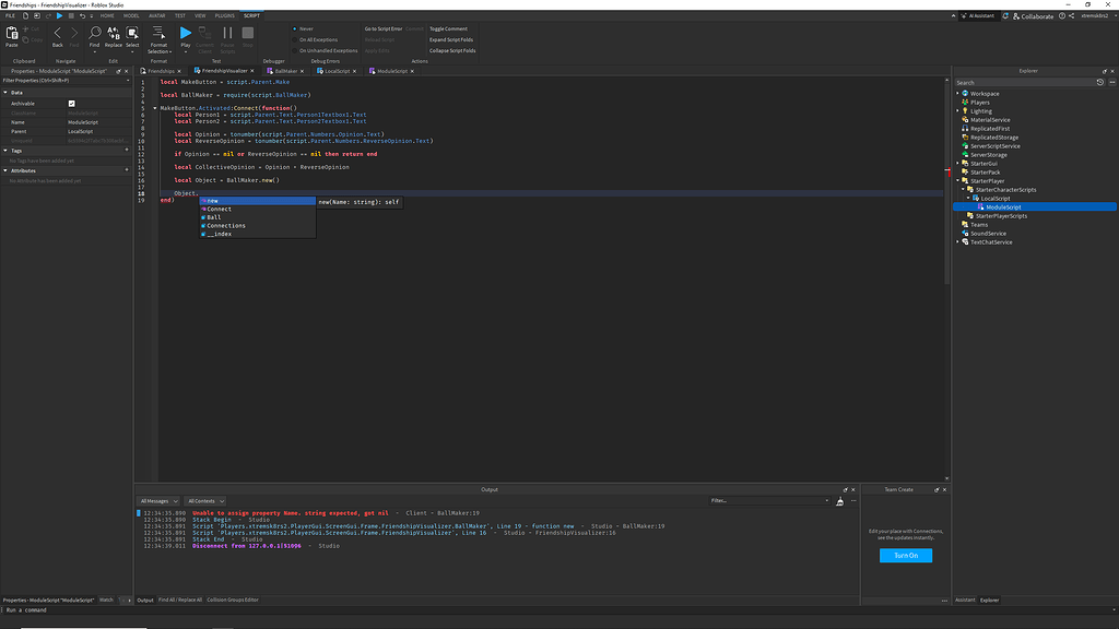 Conditionals in oop messing with type annotations - Scripting Support - Developer Forum | Roblox