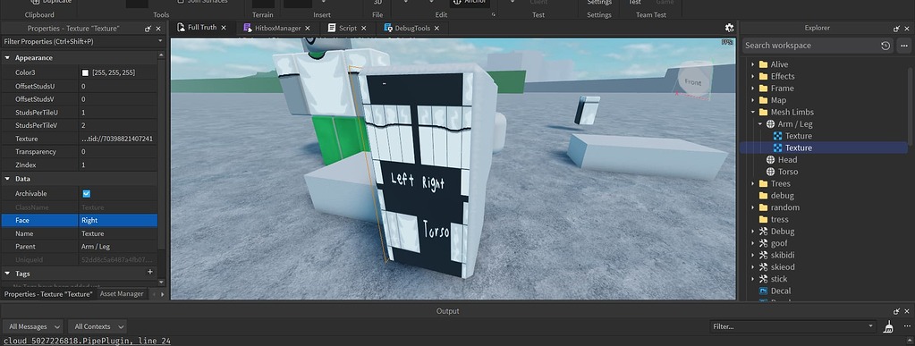 Help applying Textures to limbs mesh - Art Design Support - Developer ...