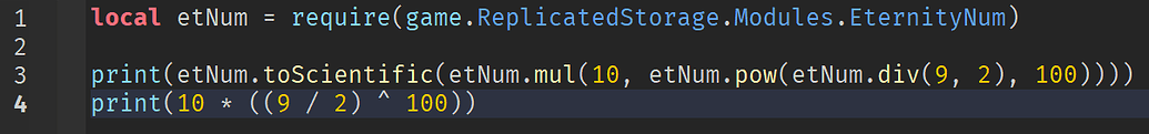 Doing math with arbitrarily large numbers (EternityNum2) - Community ...