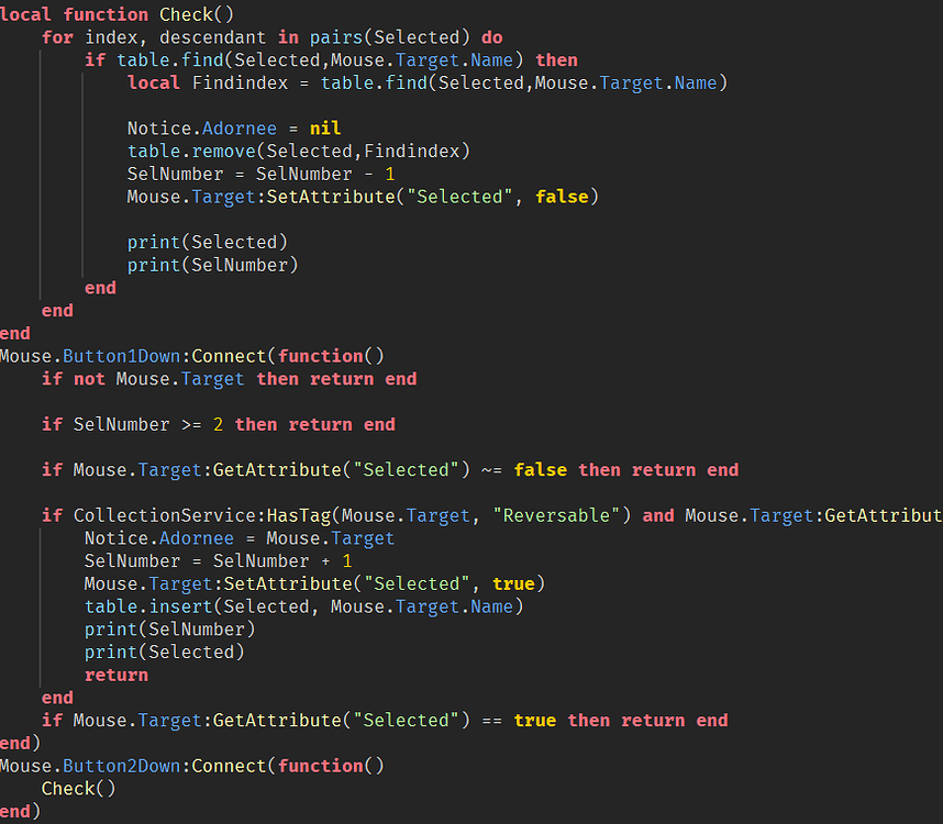 Reverse Ability Trouble - Scripting Support - Developer Forum | Roblox