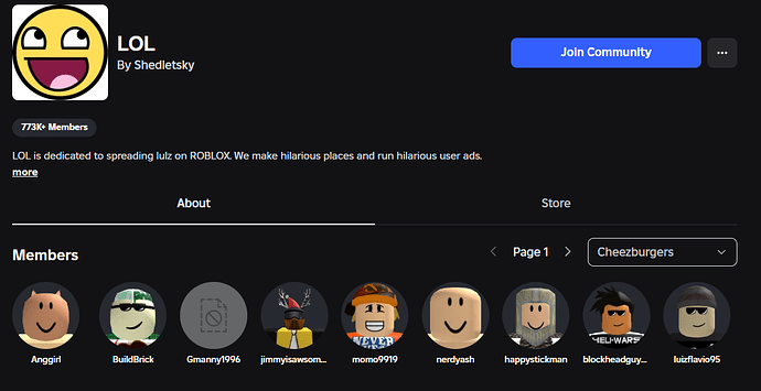 Community member pages incorrectly displayed - Roblox Application and Website Bugs - Developer ...