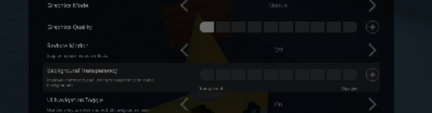 Roblox Settings UI quality is affected by Game Graphics bar. (Slider ...