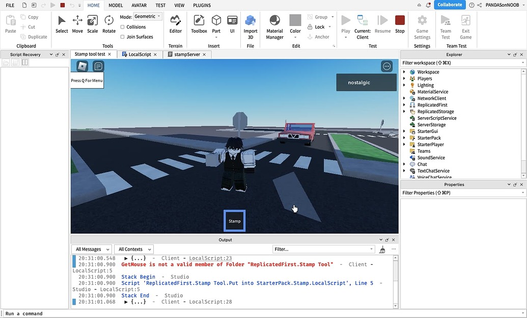 How to make part "collide" when dragged by mouse - Scripting Support - Developer Forum | Roblox