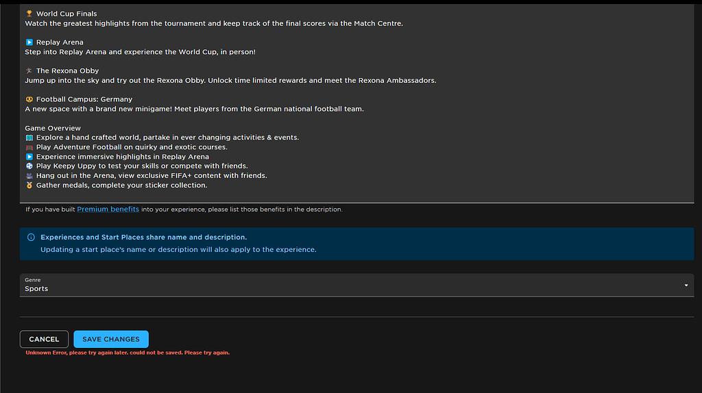 Game Description / Game name error - Website Bugs - Developer Forum ...