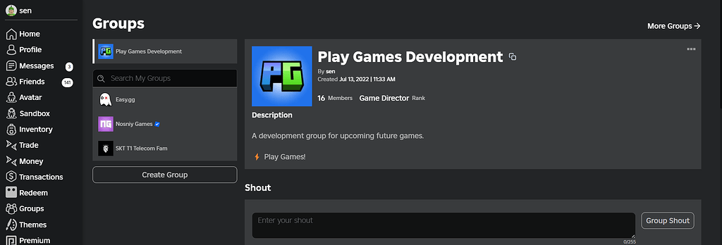 Roblox Group Shout Issue - Platform Usage Support - Developer Forum ...