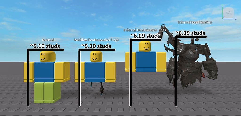 Infernal Deathwalker legs are not versatile - Catalog Asset Bugs ...