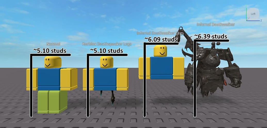 Infernal Deathwalker legs are not versatile - Catalog Asset Bugs ...