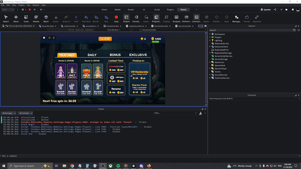 Low FPS on lower graphic - Scripting Support - Developer Forum | Roblox