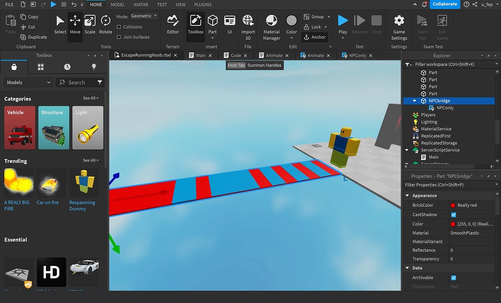 How To Make An Npc Only Part Scripting Support Developer Forum Roblox
