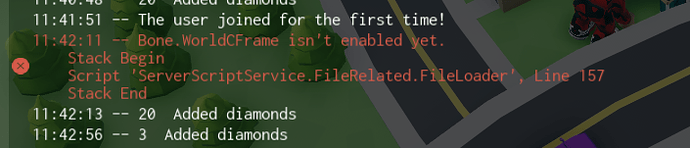 Bone.WorldCFrame isn't enabled yet bug - Scripting Support - Developer Forum | Roblox