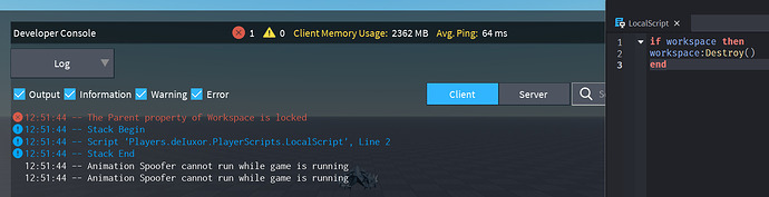 Is it possible to tell if you can destroy an object? - Scripting Support - Developer Forum | Roblox