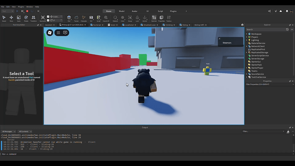 Slide Speed glitch - Scripting Support - Developer Forum | Roblox