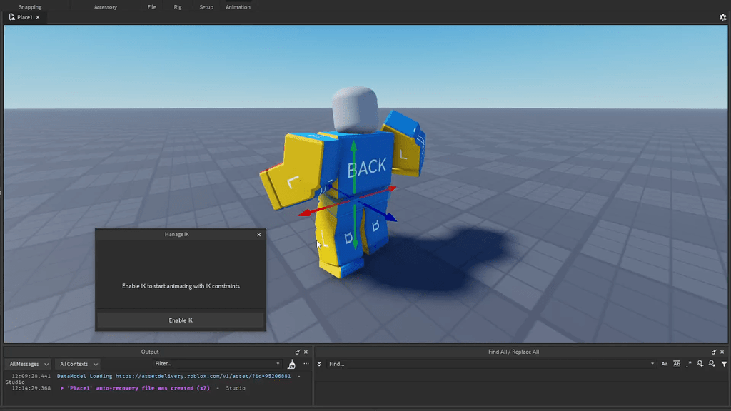 Animation Editor: Enable IK sometimes doesn't function - Studio Bugs ...