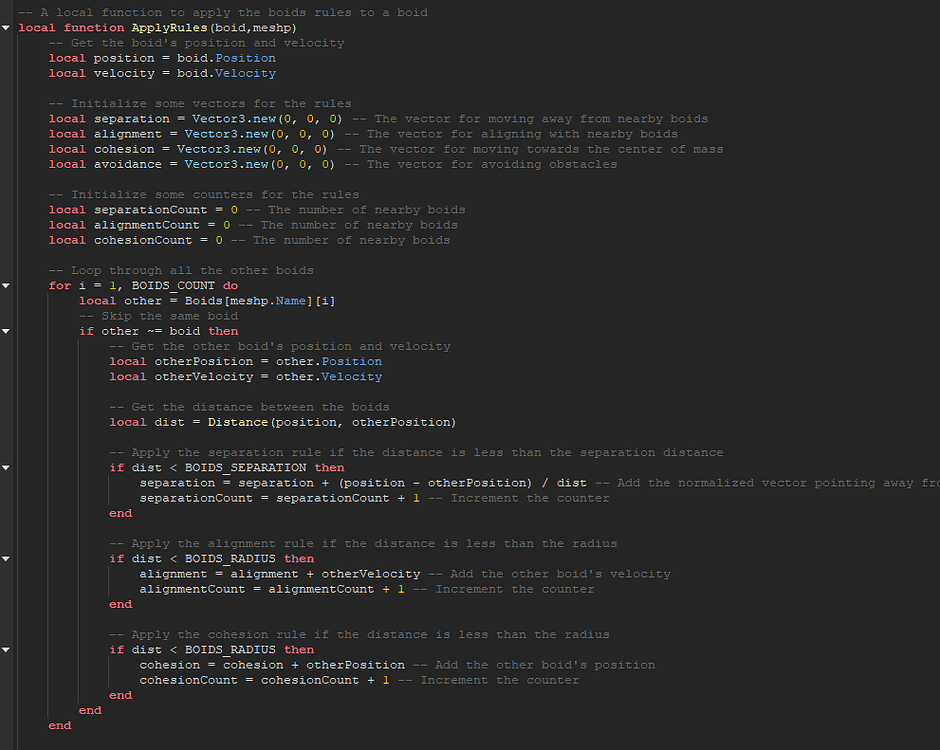 "Boids" Flocking Swarming Simulation Luau Algorithm - Library Animated ...