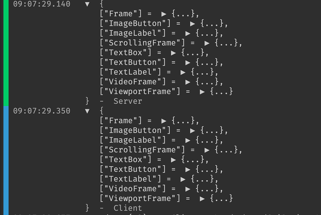 2 tables outputted when I play-test - Scripting Support - Developer ...