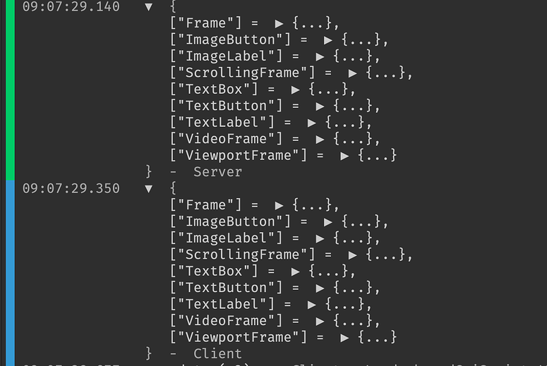 2 tables outputted when I play-test - Scripting Support - Developer ...