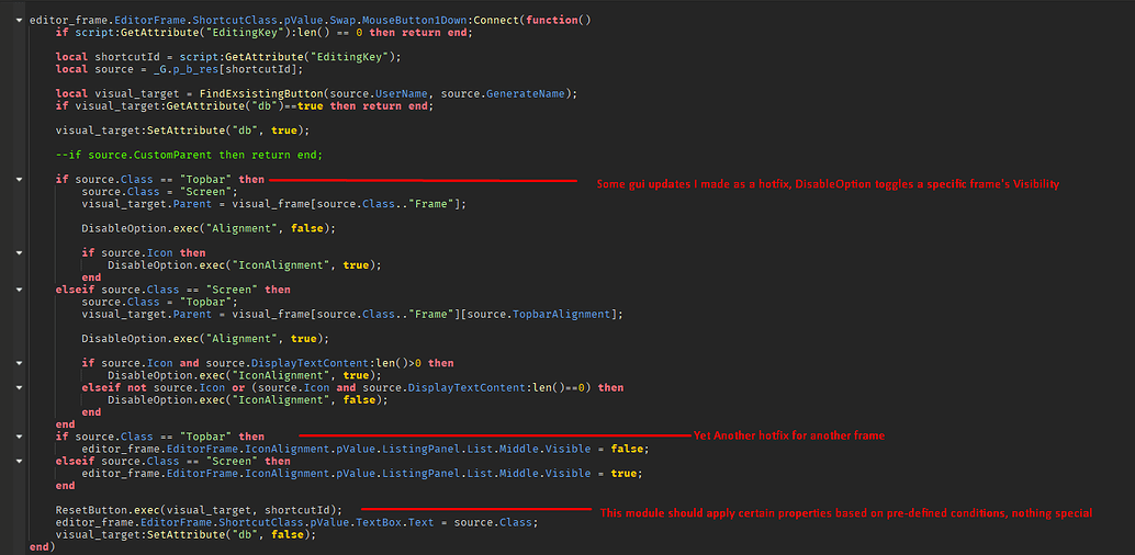 Simple function chain crashes studio (solved) - Scripting Support - Developer Forum | Roblox