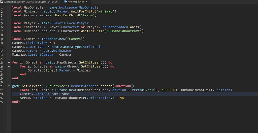 Minimap struggles - Scripting Support - Developer Forum | Roblox