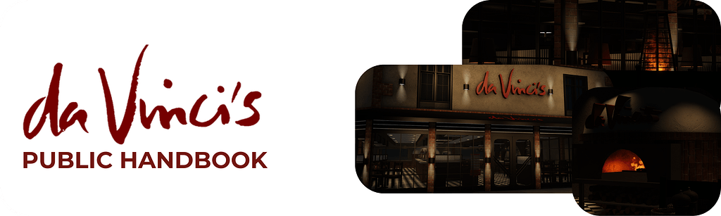 Da Vinci's Public Handbook - Bulletin Board - Developer Forum | Roblox