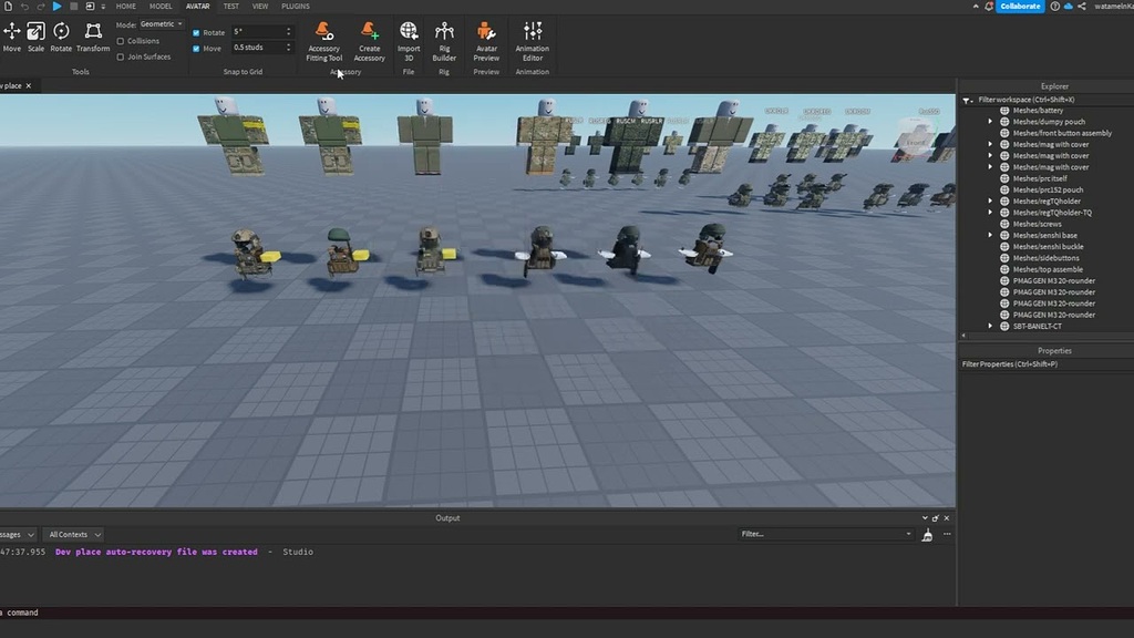 Accessory Fitter & Accessory Creator is switched around - Studio Bugs ...