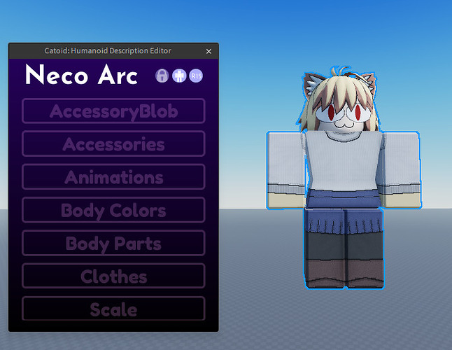 Catoid: Humanoid Description Editor Plugin - Bulletin Board - Developer Forum | Roblox