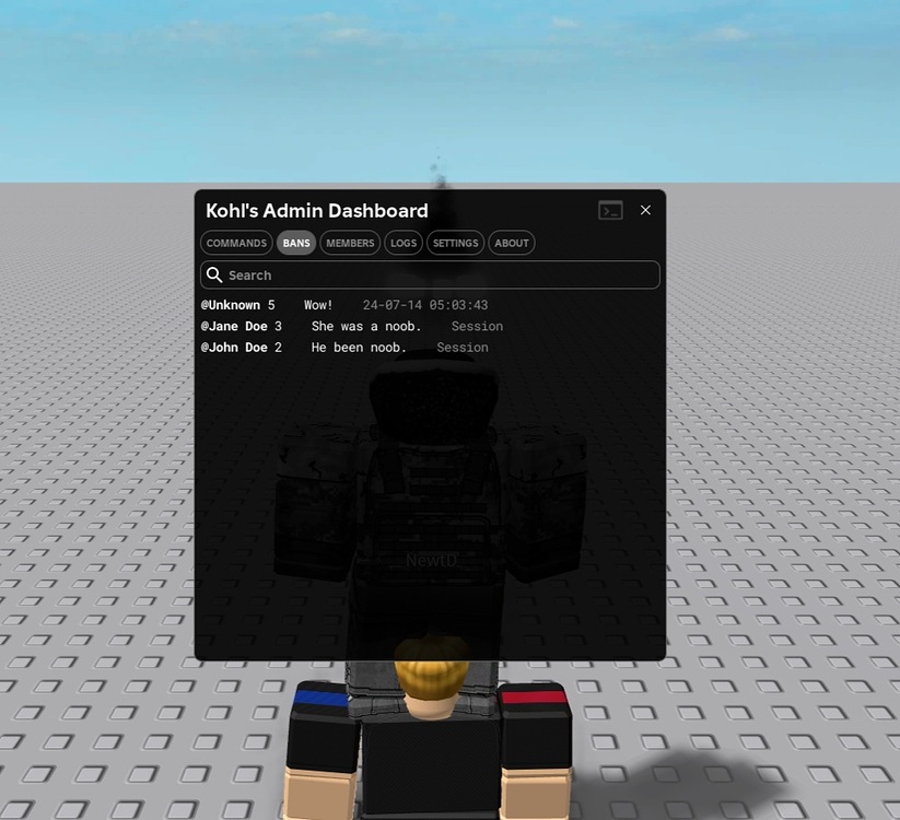 Kohl's Admin [Beta] - Embrace creativity, not chaos - Community Resources - Developer Forum | Roblox