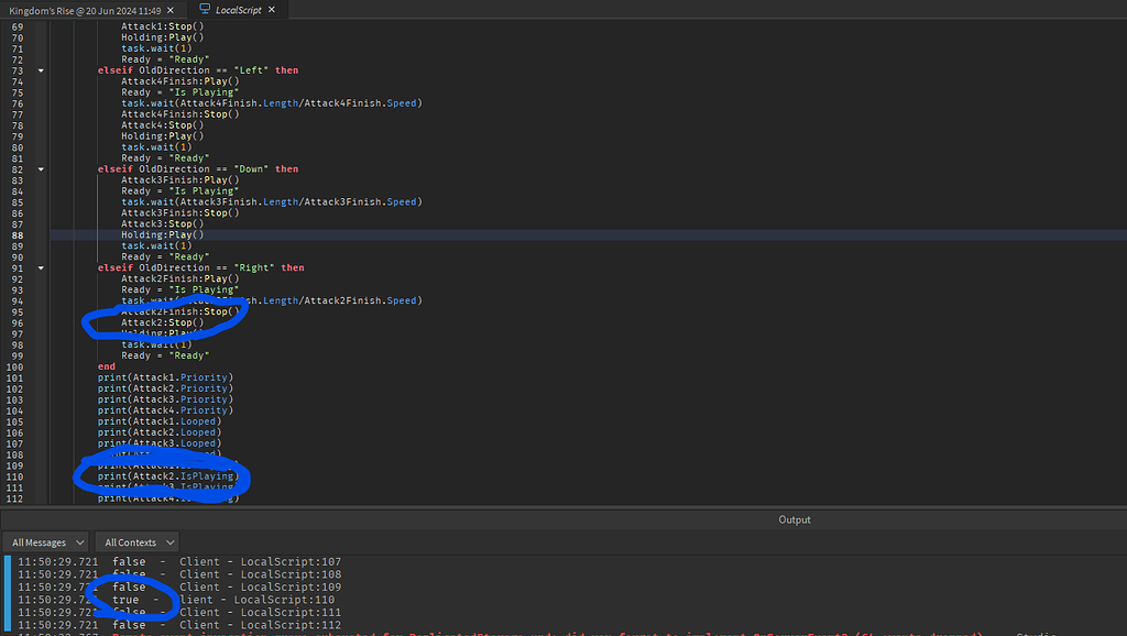 Animation plays again randomly regardless of Stop() - Scripting Support - Developer Forum | Roblox