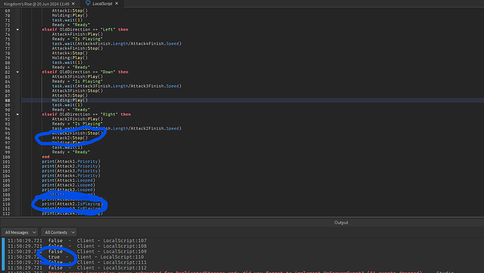 Animation plays again randomly regardless of Stop() - Scripting Support - Developer Forum | Roblox
