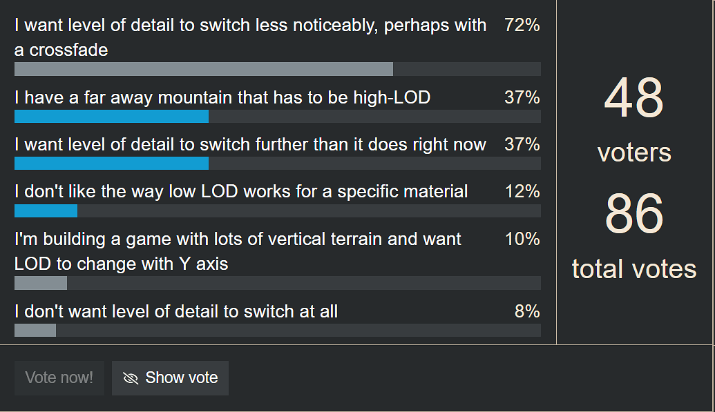 Terrain LOD Grid? - Scripting Support - Developer Forum | Roblox
