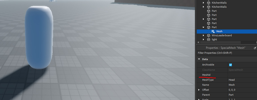 SpecialMesh To Create Transparent Part? - Building Support - Developer ...