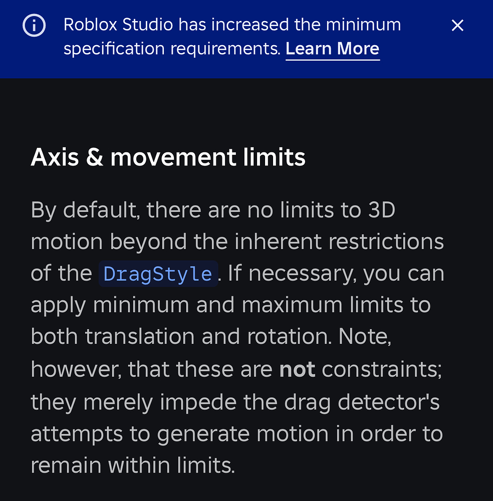 Object Grabbing System Through Drag Detectors With Fixed Distance - Scripting Support ...
