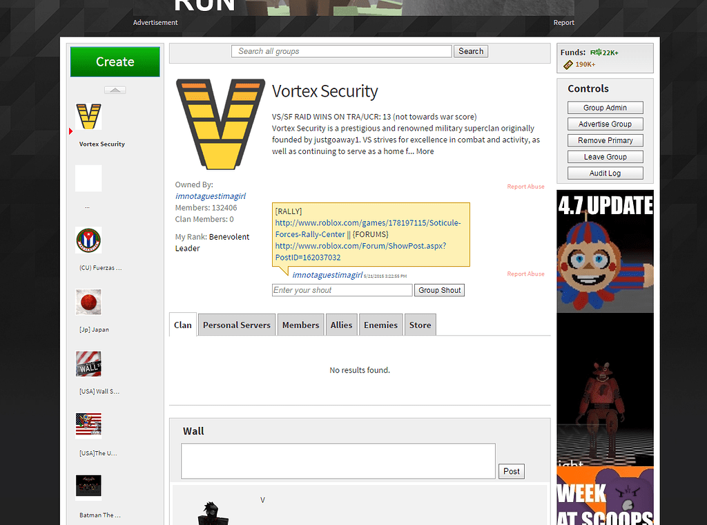 Group page messed up - Website Bugs - Developer Forum | Roblox