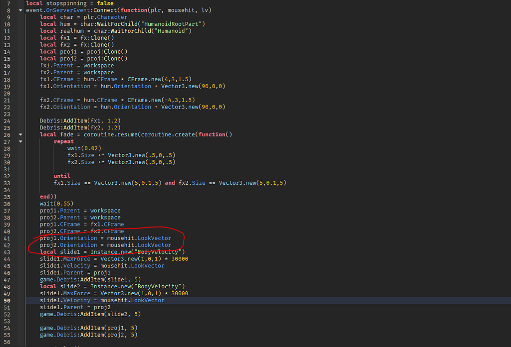 Mouse.hit not changig part orientation - Scripting Support - Developer Forum | Roblox