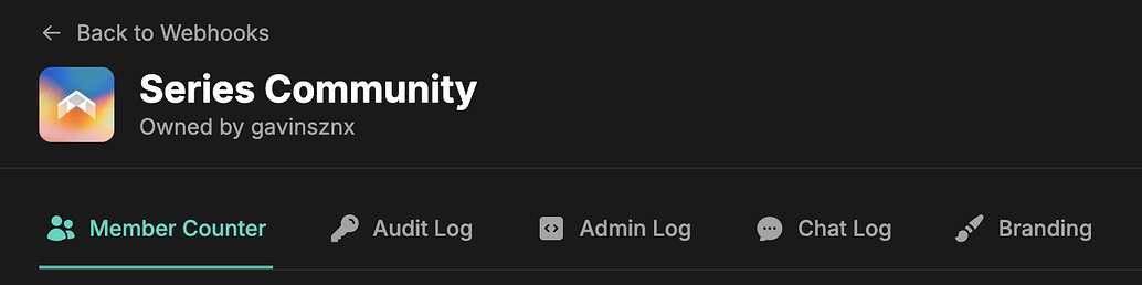 Series Webhooks | Discord webhooks for Roblox groups and experiences ...