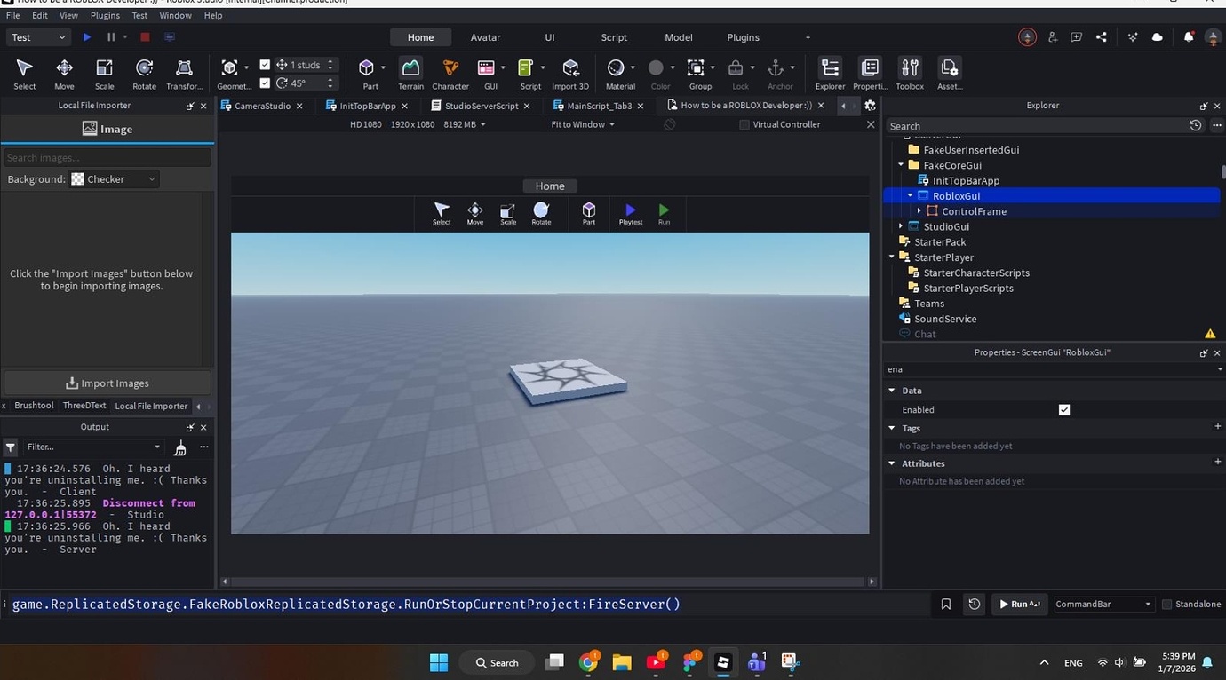 I'm so bored at Studio, so I recreated studio - Creations Feedback ...
