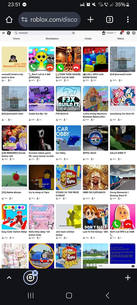 My game title and thumbnail copied to some weird accounts - Platform ...