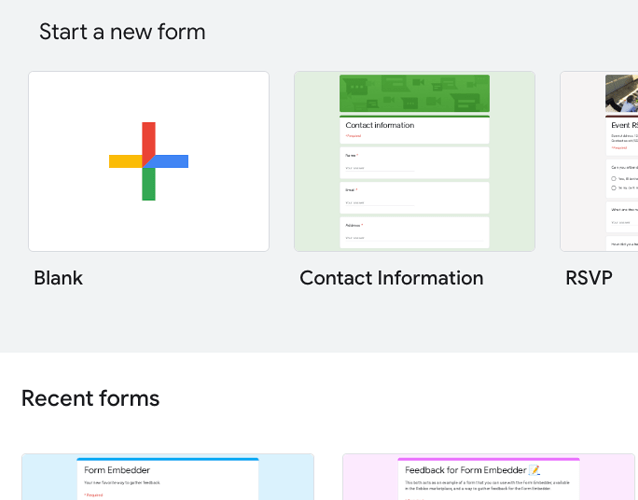 Form Embedder: An impossibly simple way to add a Google Form to your ...