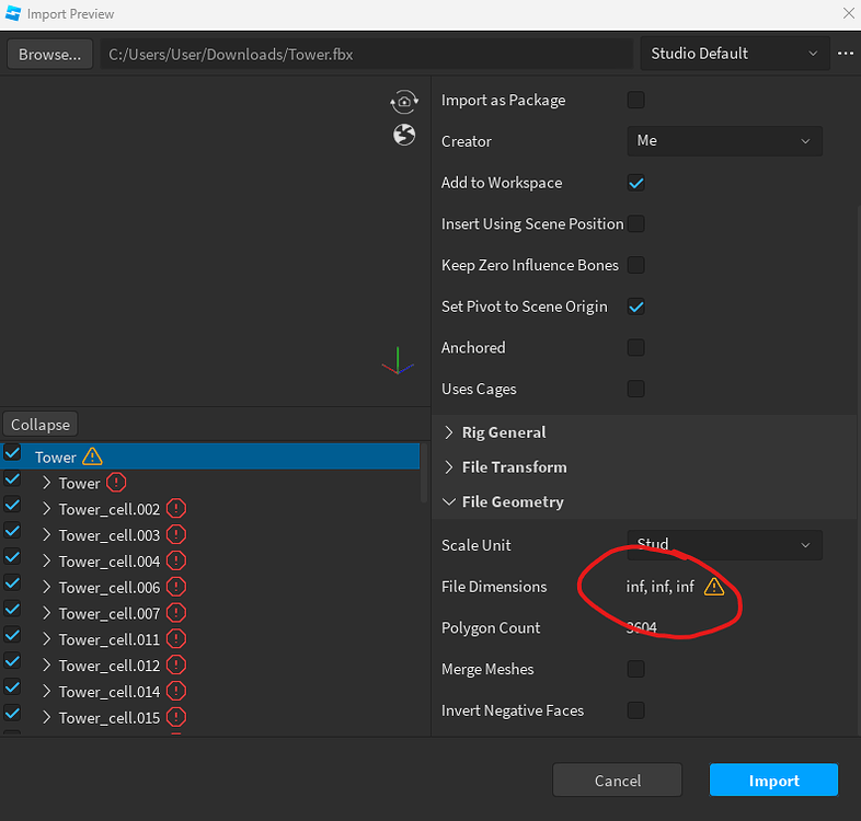 Importing multiple mesh at once - Building Support - Developer Forum ...