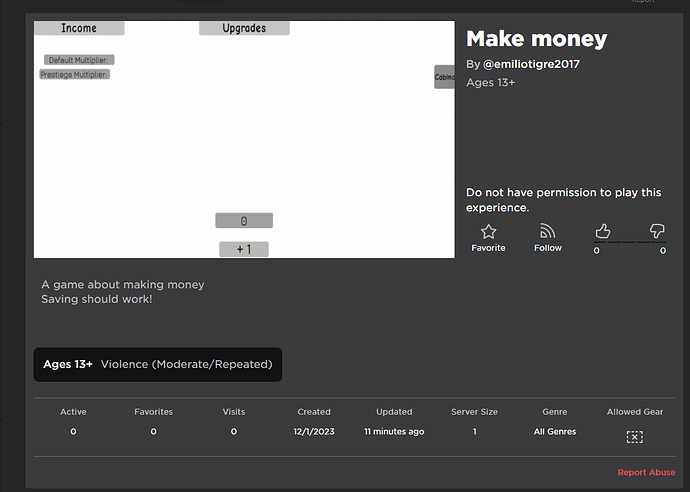 Can someone test out my game/ review - Creations Feedback - Developer ...