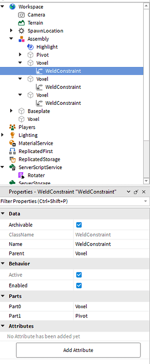 Detect if a block or an assembly can rotate? - Scripting Support - Developer Forum | Roblox